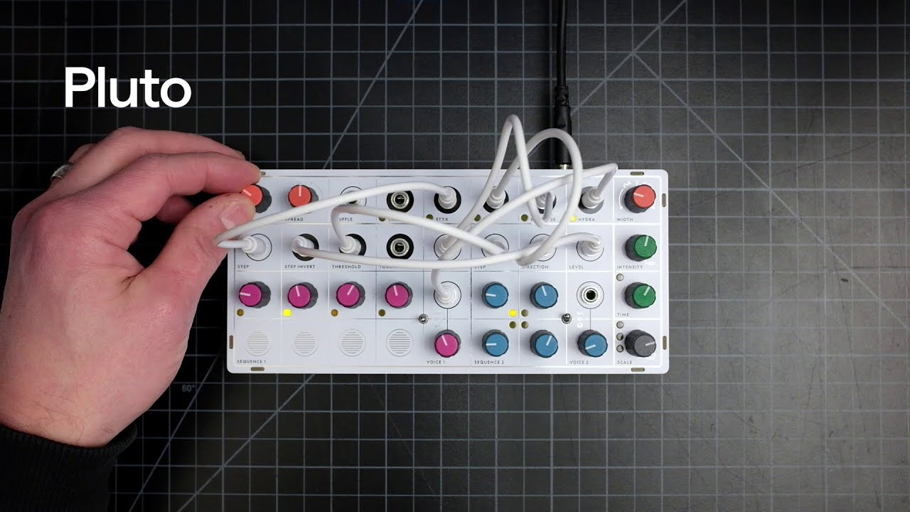 Pluto: beautifully modern mini modular synthesizer - gearnews.com