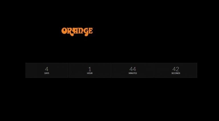 Orange Amps - Mysterious countdown to what? - gearnews.com