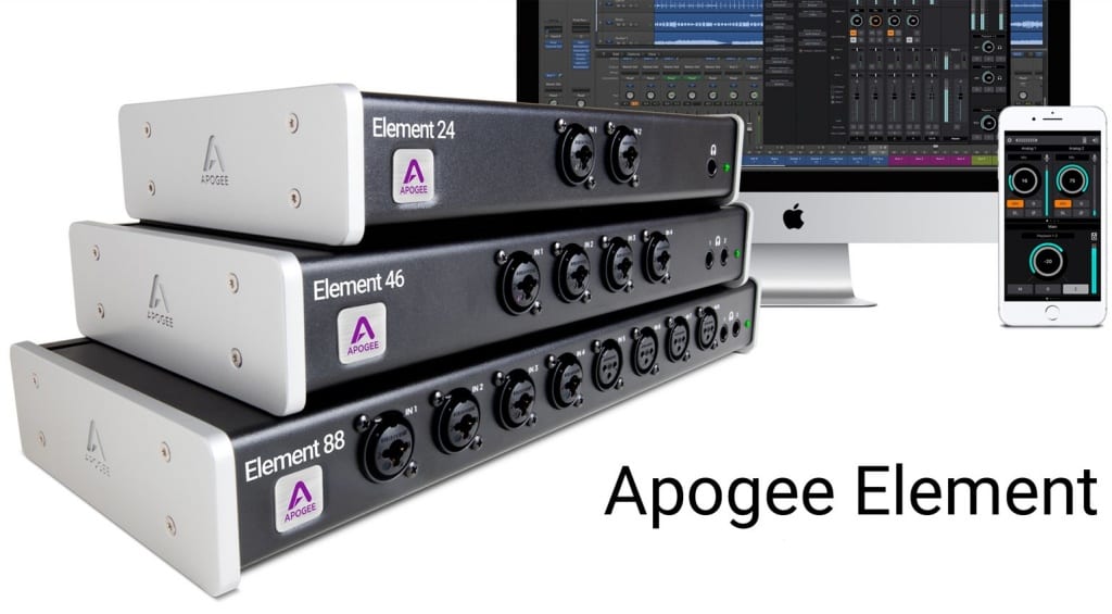 Apogee Element Series Thunderbolt Interfaces - gearnews.com