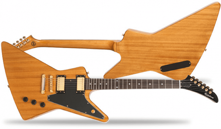 Epiphone's Korina hat-trick: Explorer, Flying V and Explorer Bass ...