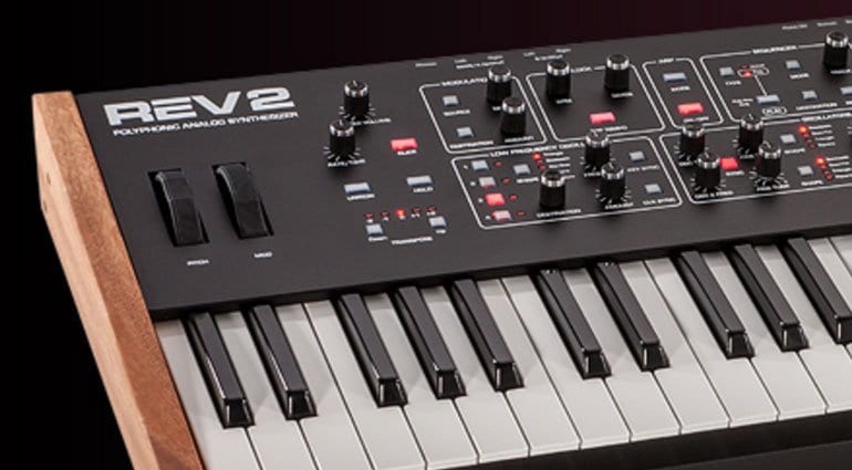 DSI Prophet REV2 16 voice polysynth lands on the desktop - gearnews.com