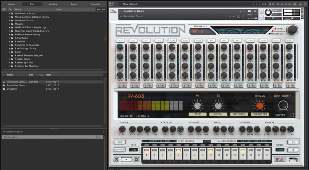 Revolution: 14 iconic drum machines in one virtual instrument ...