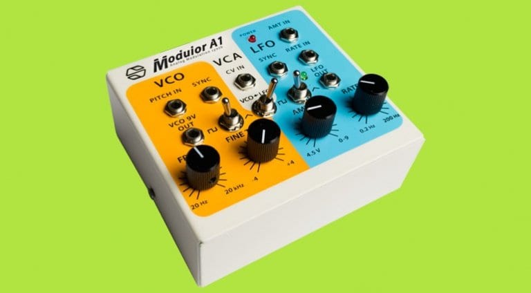 Modulor A1 Analog Modulation Synth: stomp box sized semi-modular ...