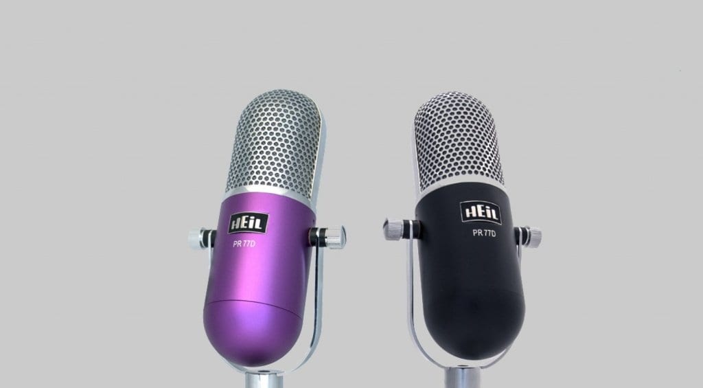 NAMM 2018: Heil Sound PR 77D mic looks great in purple - gearnews.com