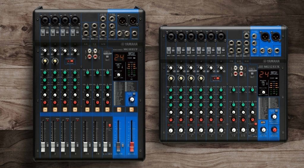 Yamaha announces new MG10XUF & MG12XUK compact mixers - gearnews.com