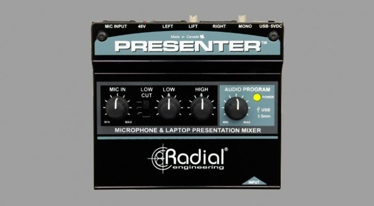 Radial gets into presentation audio with its Presenter small-format ...