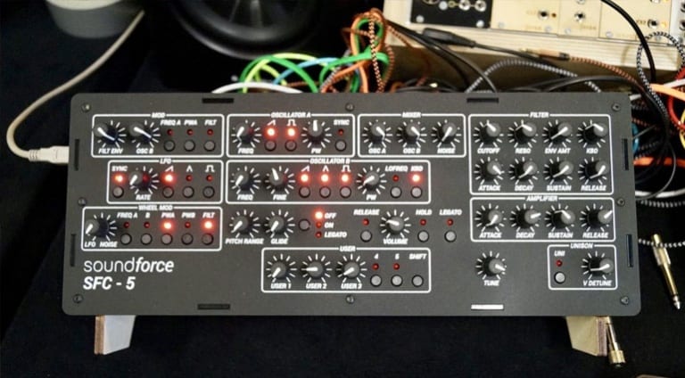 Superbooth 2018: Soundforce announces SFC-5 Prophet 5 style MIDI ...
