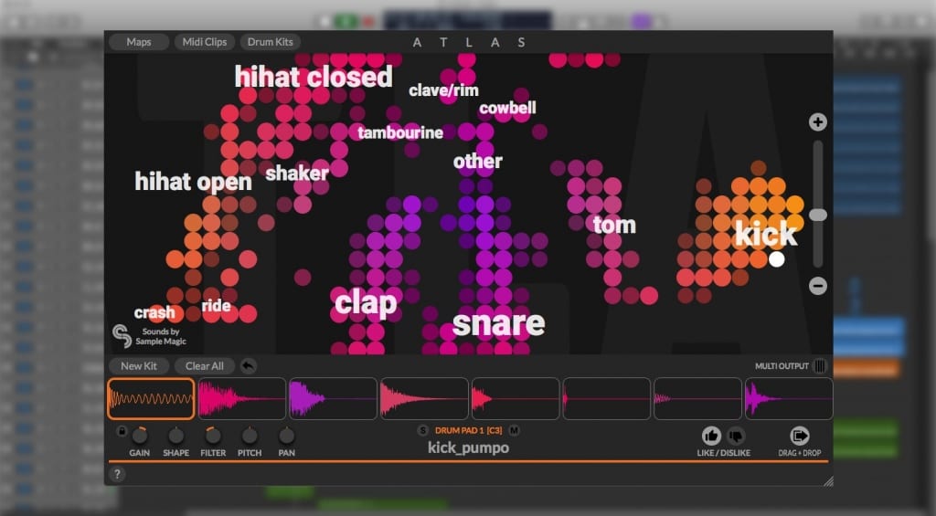 Atlas maps out your drum samples using a novel AI engine - gearnews.com