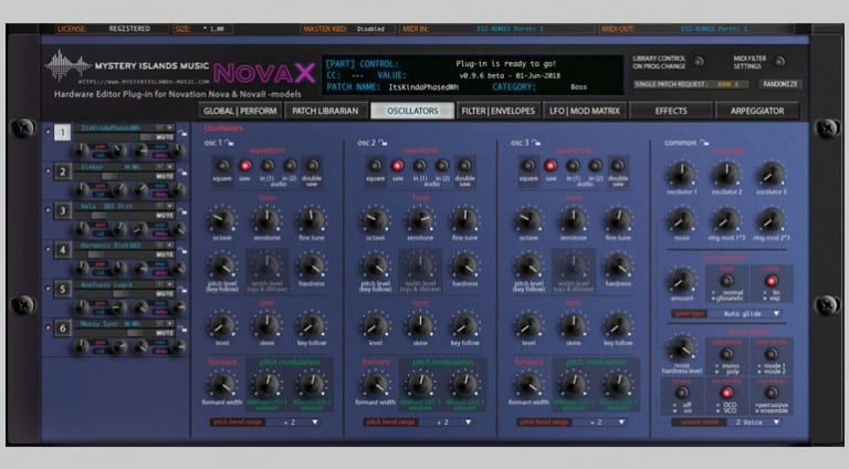 Novation NovaX VST Editor and Librarian for Nova and Nova II ...
