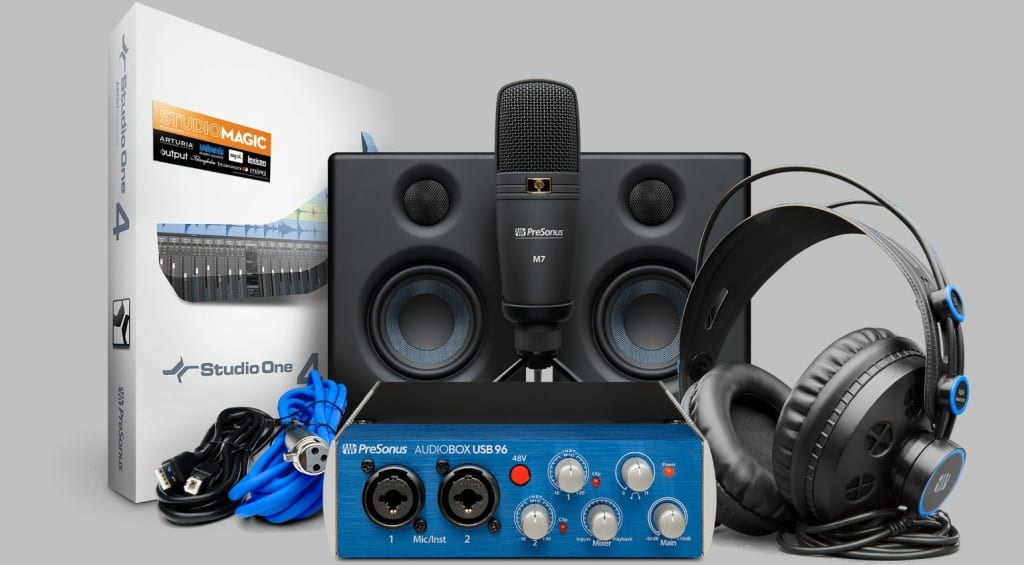 PreSonus AudioBox Studio Bundle Ultimate, a music production setup for ...