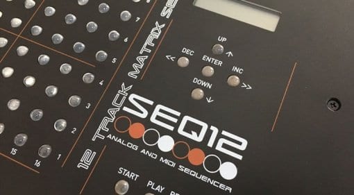 Mode Machines SEQ12: Huge 12 track matrix based hardware MIDI sequencer ...
