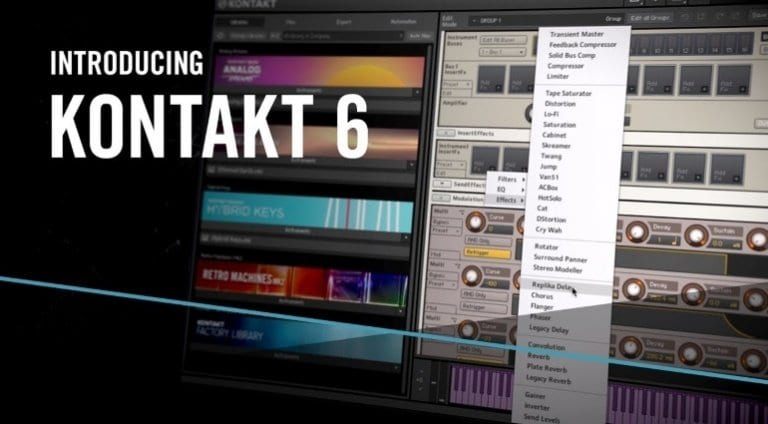 Native Instruments updates industry standard sampler platform Kontakt 6 ...