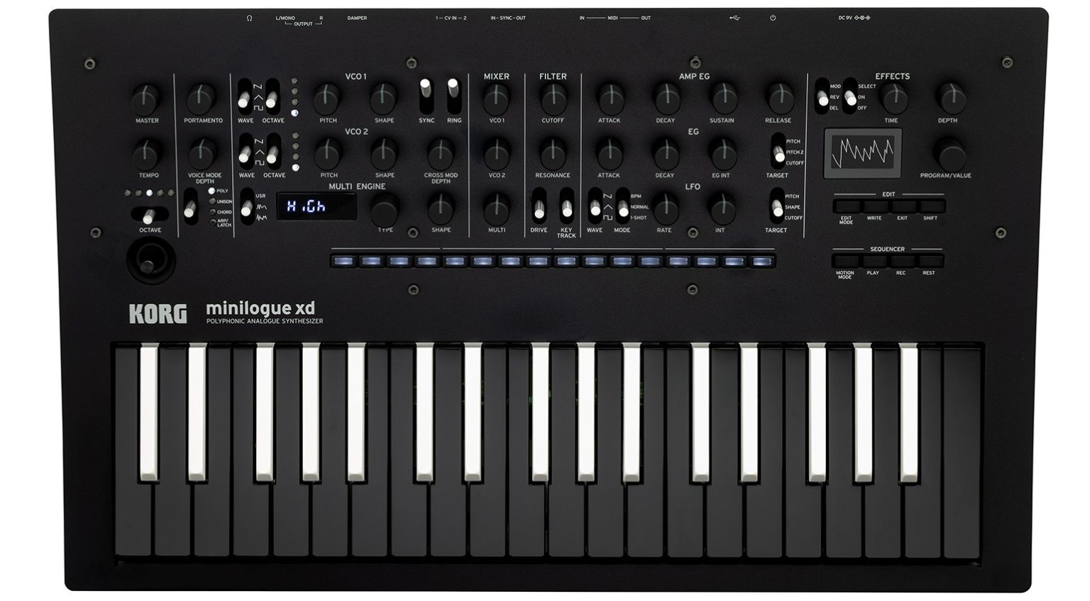 Korg Minilogue XD Inverted Reverses Black and White Keys - gearnews.com
