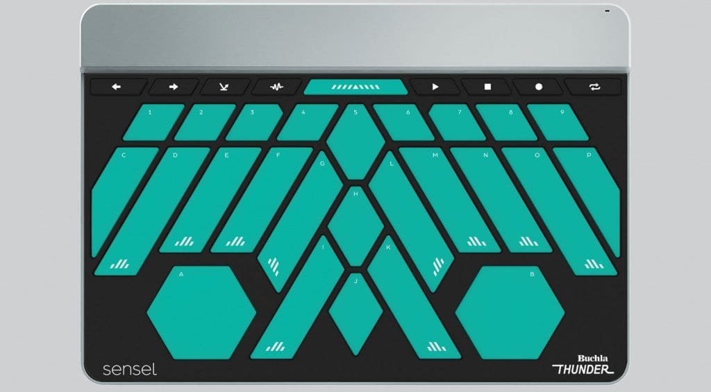 NAMM 2019: Sensel Morph Buchla Thunder Overlay MIDI and MPE controller - gearnews.com