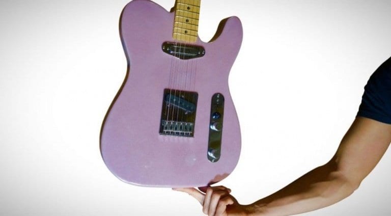 A Styrofoam Telecaster! Is this the lightest guitar ever? - gearnews.com