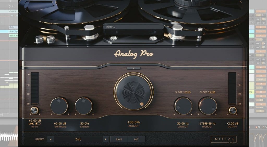Initial Audio Analog Pro is a new tape and vinyl simulator plug-in ...