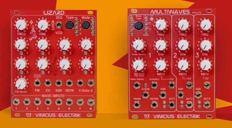Vinicius Electrik reveals the complex Lizard System Eurorack modules ...