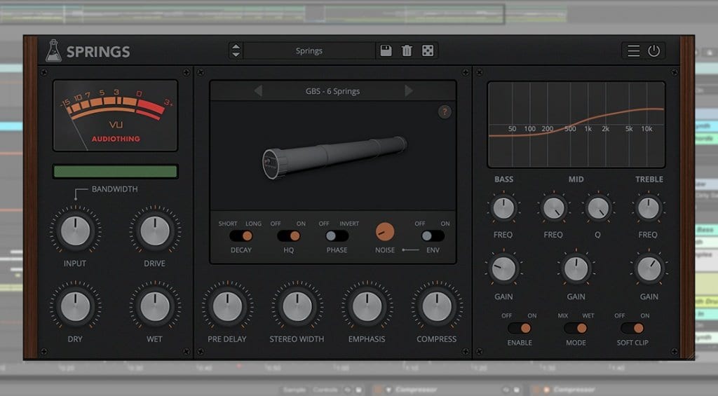 AudioThing Springs: 8 vintage spring reverbs in one plug-in - gearnews.com