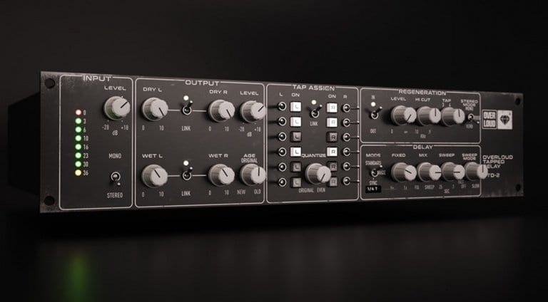 Overloud OTD-2: A 6-tap delay plug-in for wide stereo effects ...