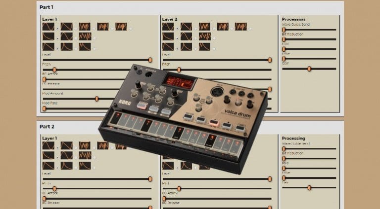 Synthmata: free Volca Drum patch editor and kit sharing system - gearnews.com