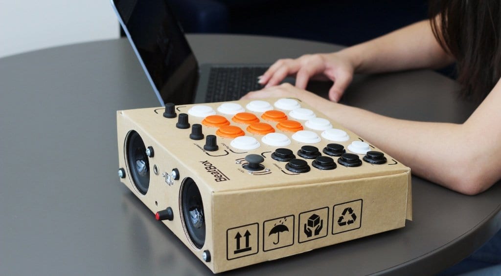 BeatBox by Rhythmo: Check out this DIY drum machine in a cardboard box ...