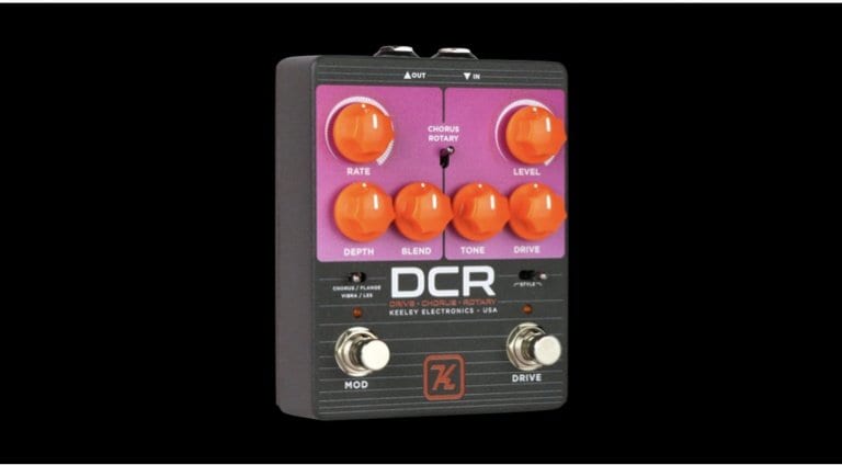 Keeley's new DCR pedal gives you Drive, Chorus and Rotary effects ...