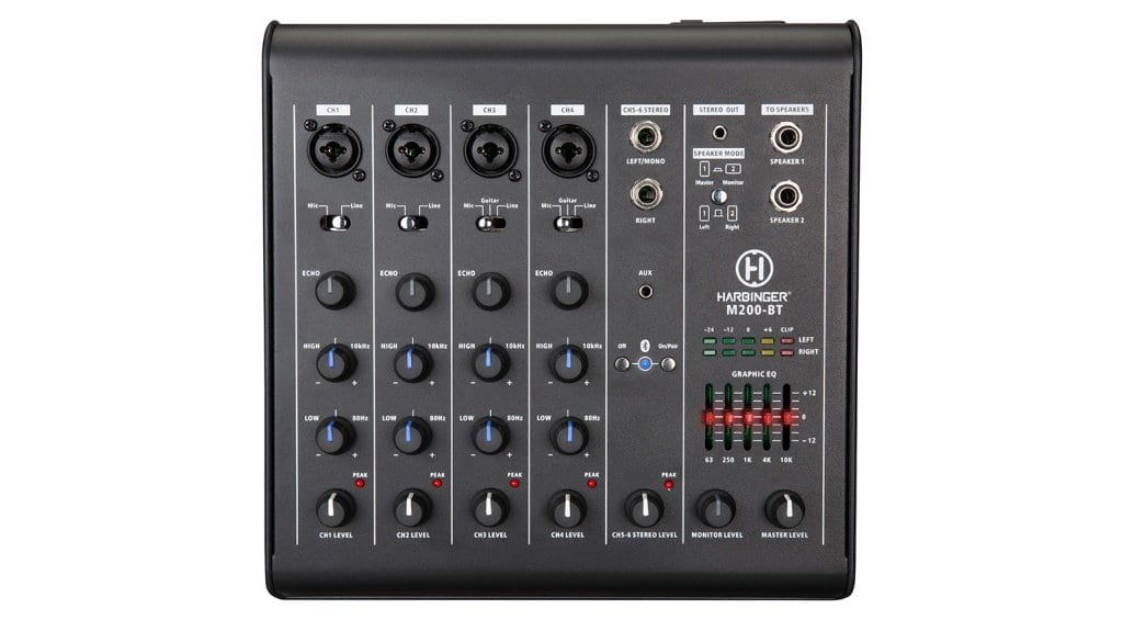 Harbinger Pro Audio introduces the M100-BT and M200-BT portable PA ...