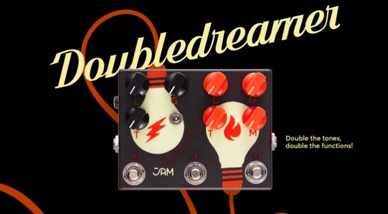 JAM Pedals Double Dreamer stacks two drives in one pedal - gearnews.com
