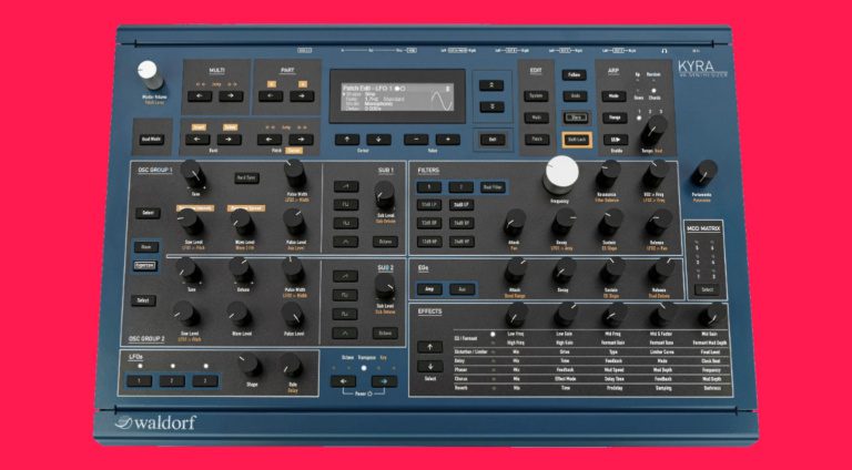 Waldorf Special Edition Seablue Kyra SE virtual analog synthesizer ...