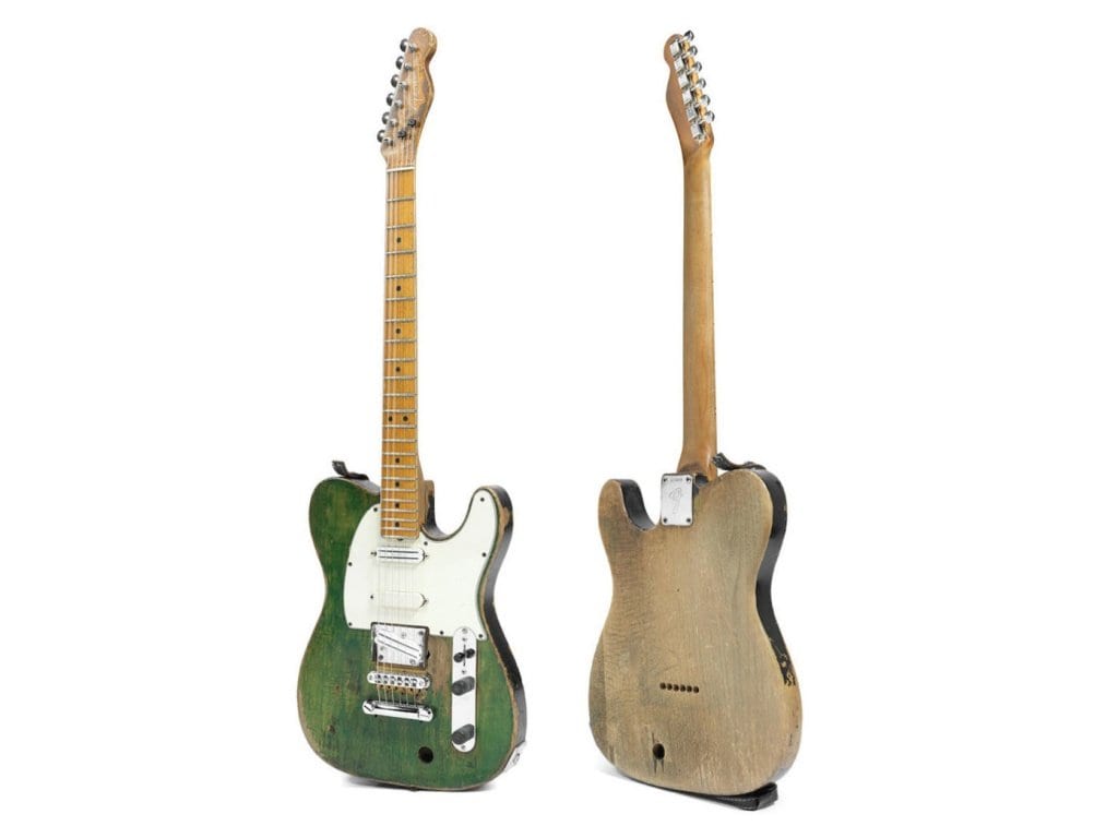 Francis Rossi's battered Status Quo Fender Telecaster sells for over £ ...