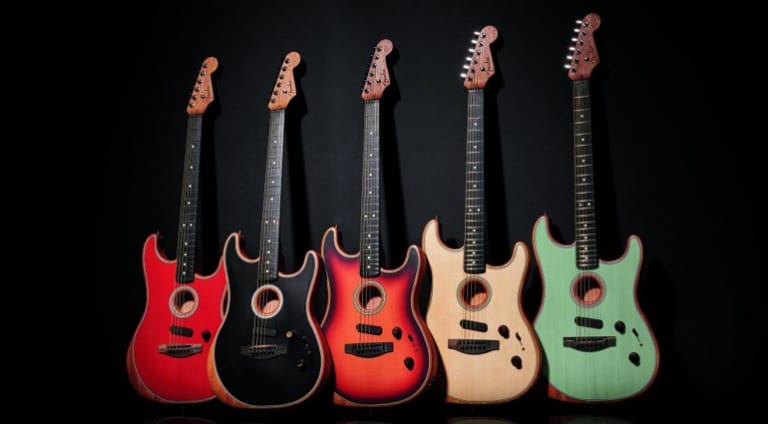 Fender adds new Acoustasonic Stratocaster Exotic models to its American ...