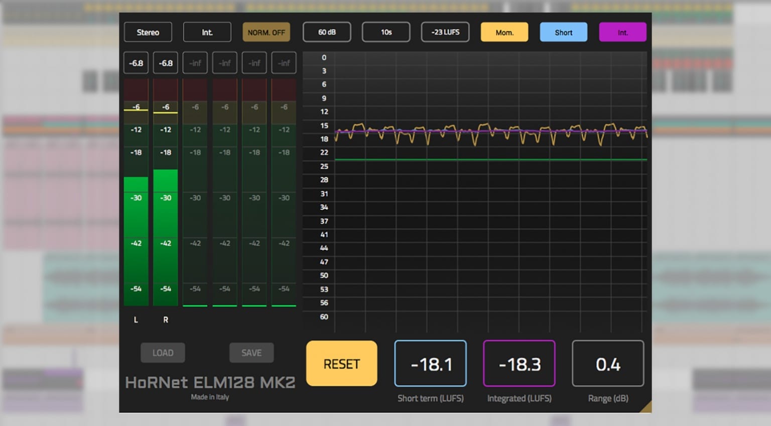 HoRNet ELM128 MK2: the EBU R128 loudness meter gets an update ...