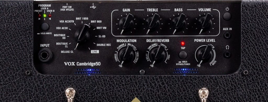 NAMM 2020: Vox Cambridge50, a new 50-Watt modelling combo amp ...