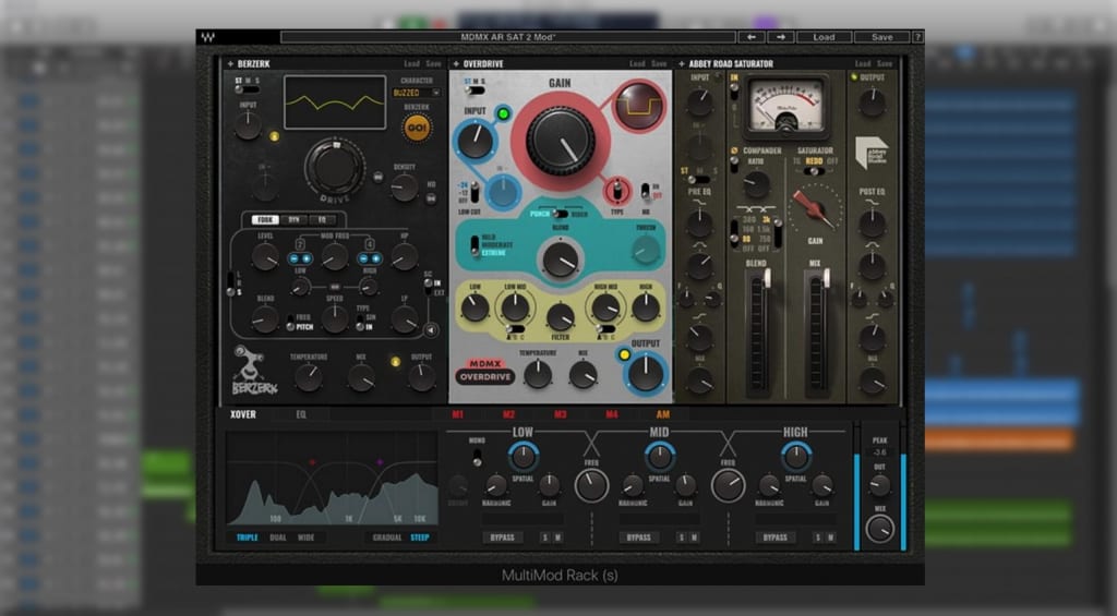 Waves MultiMod Rack: assemble a multiband distortion and mod monster ...