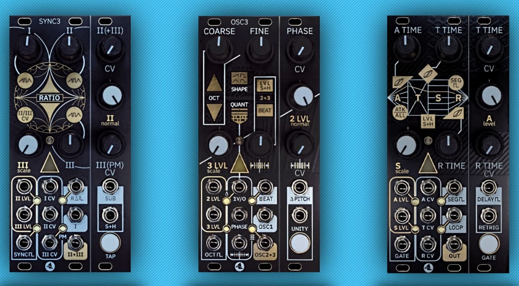 Starling Via SYNC3, OSC3 and ATSR Eurorack modules emerge from shared ...