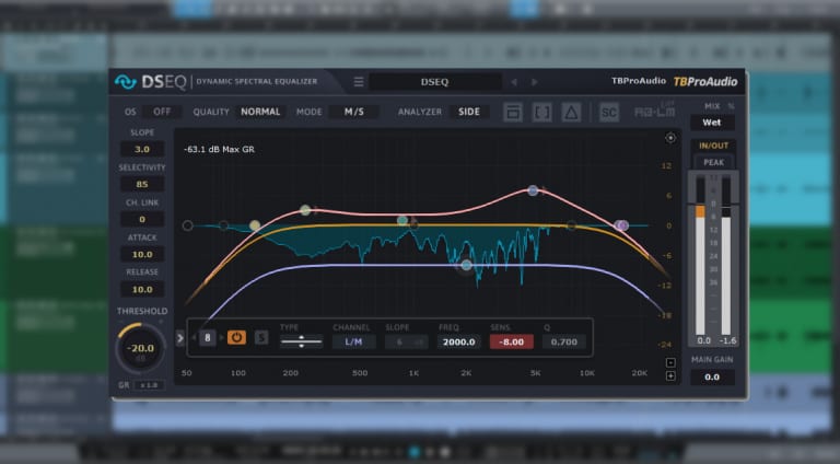TBProAudio DSEQ: self-adjusting dynamic EQ & EUR 79 soothe alternative ...