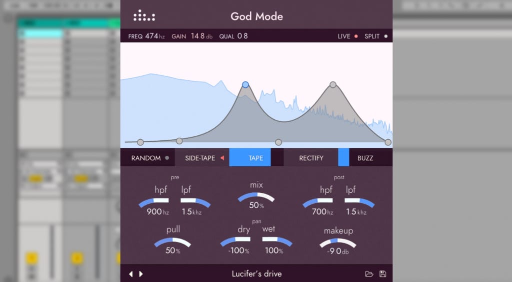 God Mode: creative multi-band saturation plug-in by Denise Audio ...
