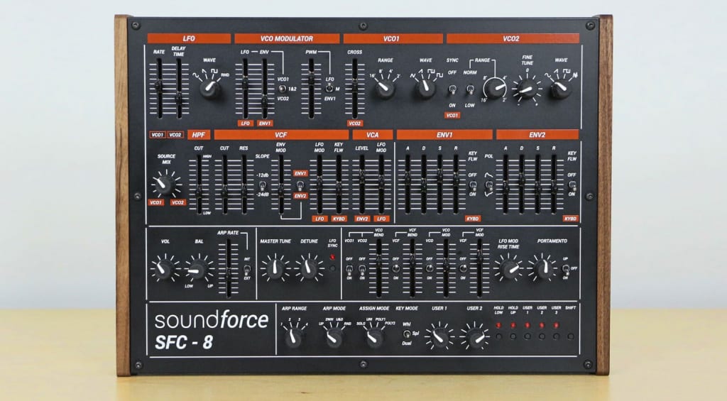 SoundForce SFC-Mini V3: Updated MIDI controller for software Minimoogs - gearnews.com