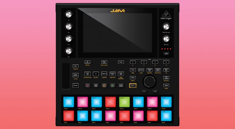 Behringer Jam: an MPC-style sampling groove box? - gearnews.com