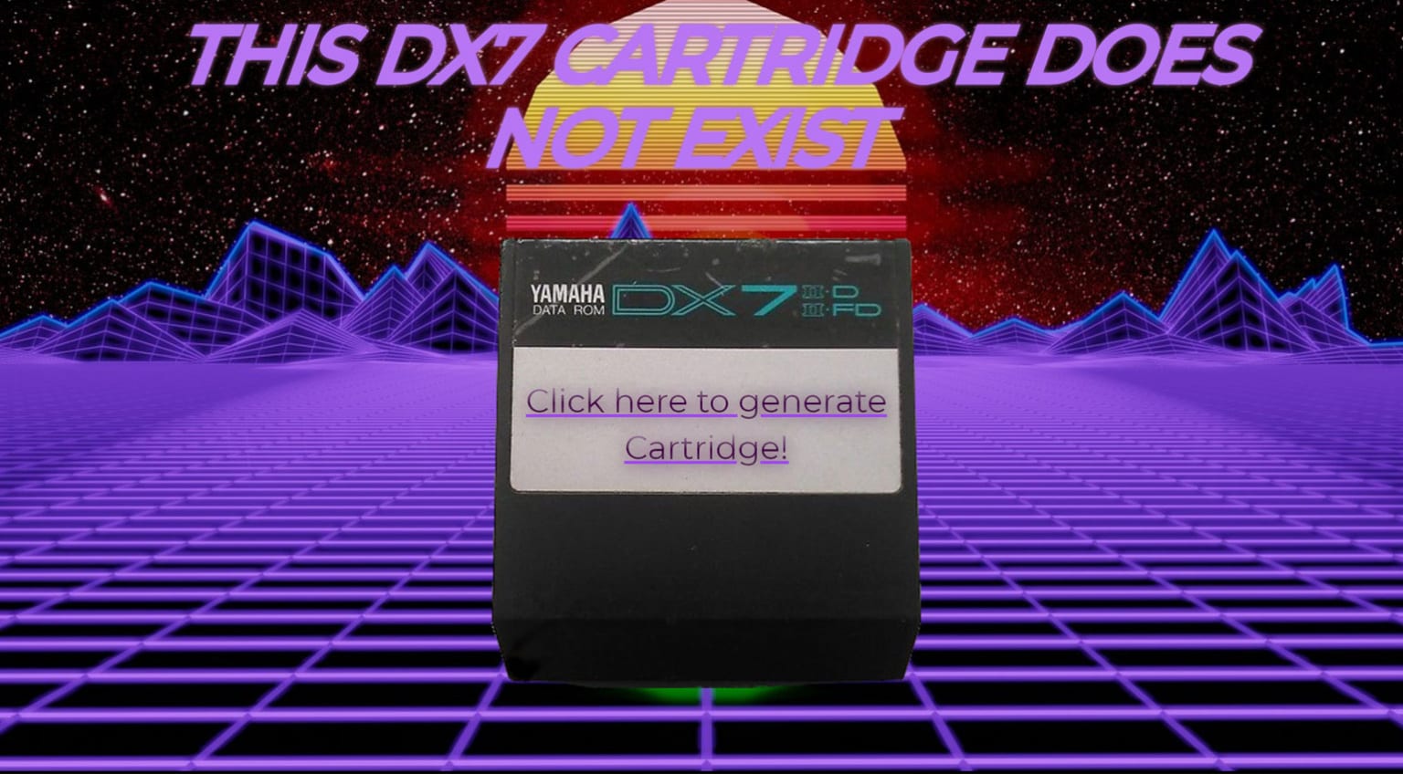 Endless DX7 sounds from an AI-driven cartridge generator - for free! - gearnews.com