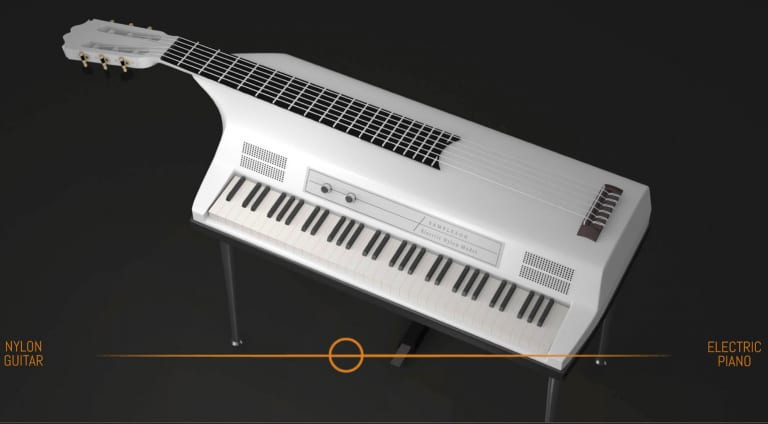 ElectroNylon weird looking nylon guitar/electric piano hybrid virtual instrument - gearnews.com