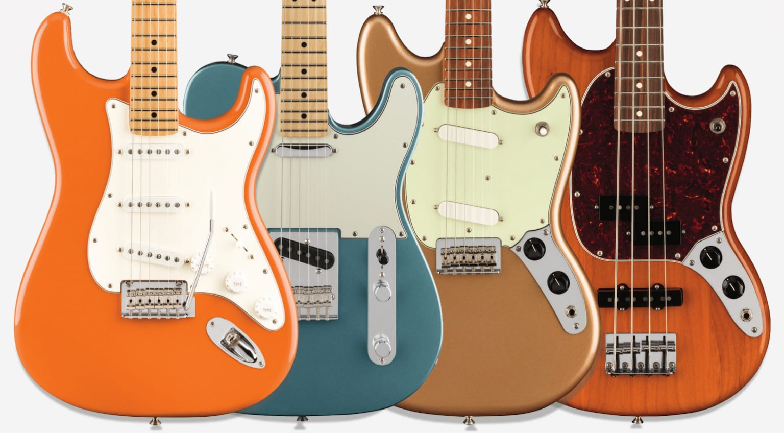 Fender gives the Player Series an update and adds four new models ...