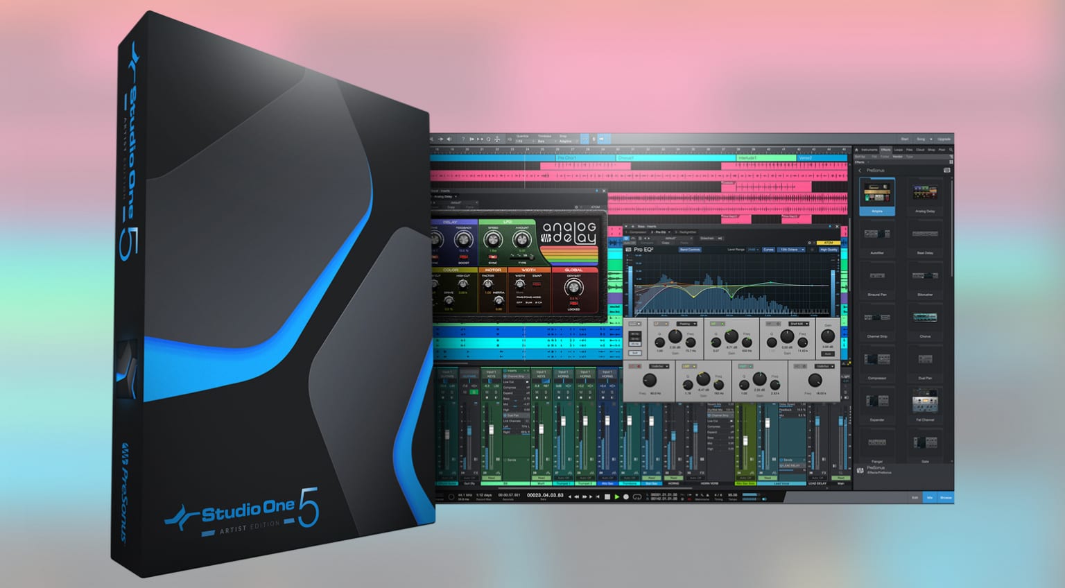 PreSonus Studio One Pro 7.2 Update brings Sub Zero Bass instrument and ...