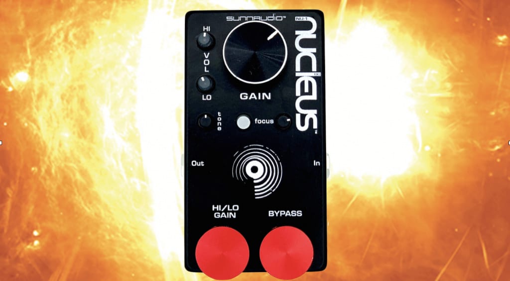 SunnAudio NU-1 Nucleus: an analogue preamp/distortion pedal - gearnews.com