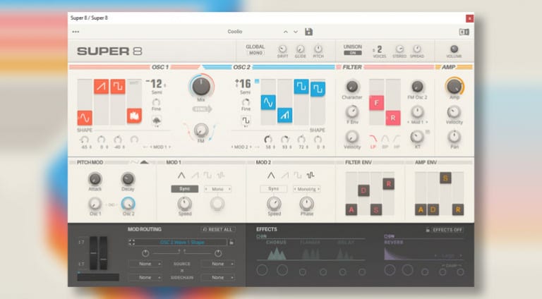 Native Instruments Super 8 flies solo - gearnews.com