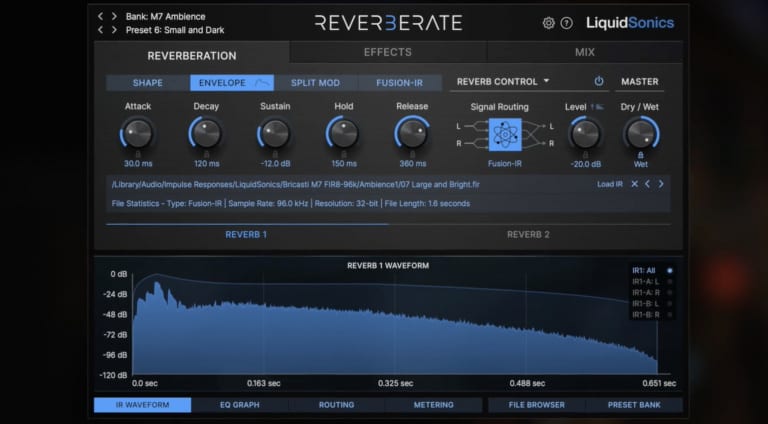 LiquidSonics Reverberate 3: an advanced reverb for convolution lovers ...