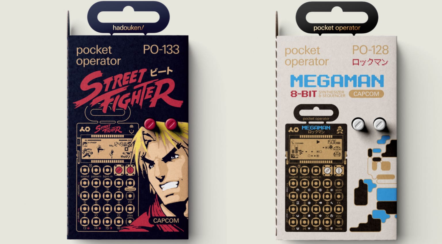 Pocket Operator Capcom arcade series: Street Fighter sampler and Mega ...