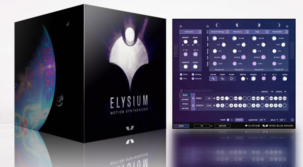 Elysium: Percussion and synth layered in a state of perfect motion ...