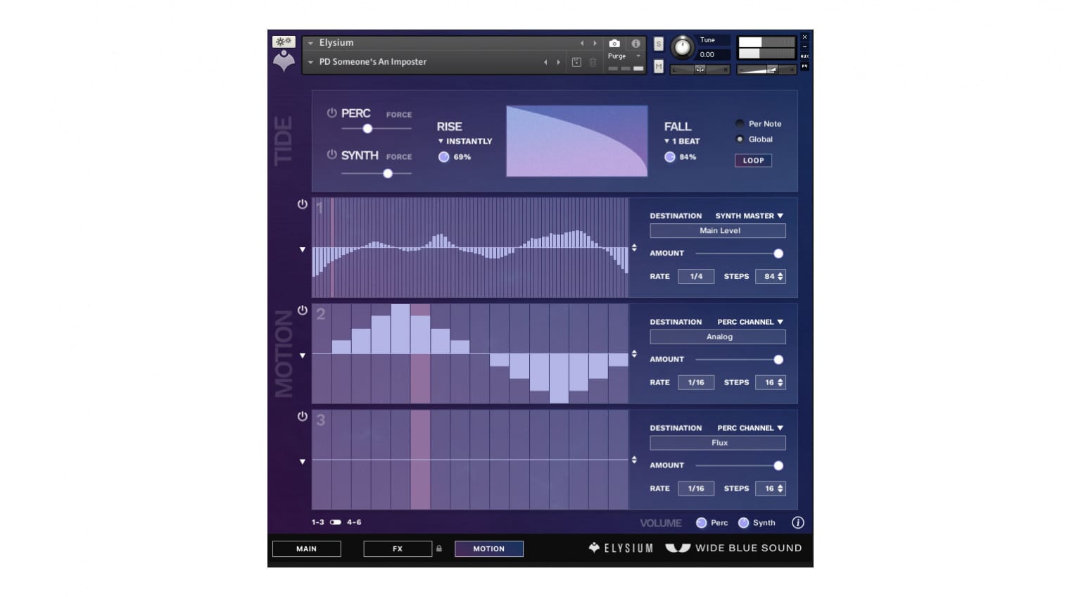 Elysium: Percussion and synth layered in a state of perfect motion ...