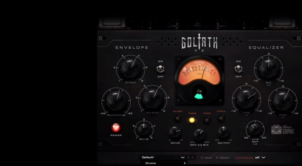 Goliath V2: Four analog saturation chains with EQ and FET compression ...
